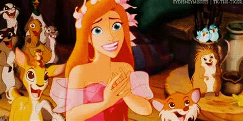 Гифка дисней мультфильмы и комиксы зачарованная гиф картинка скачать анимированный  на Er