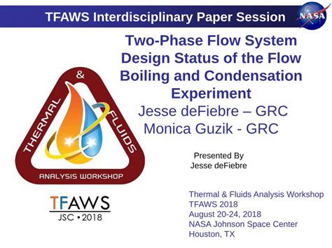 Pdf Two Phase Flow System Design Status Of The Flow Boiling