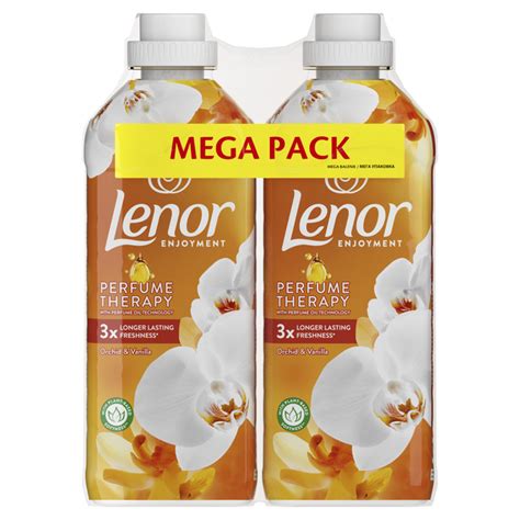 Кондиционер для белья Lenor Ванильная орхидея и золотой янтарь 2 х 925 ...