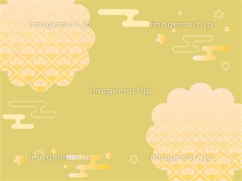 お正月の金色の背景イラスト 193210563 イメージマート