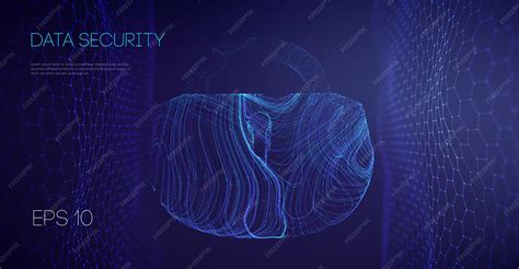 Premium Vector Data Security Binary Lock Alarm Locks Server Data Asian It Support Vector