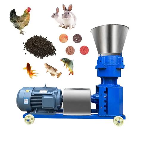 Poultry Chicken Feed Pellet Machine Fish Pelletizer Granulator Rabbit
