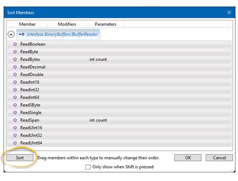 C Resharper Plugin To Sort The Methods Alphabetically Stack Overflow