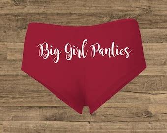 Big Girl Panties Etsy