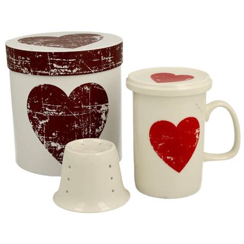 Kubek Porcelanowy Z Zaparzaczem Do Kawy Herbaty Ml Prezent