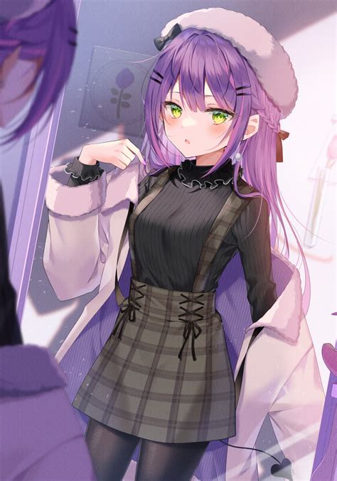 Safebooru 1girl Alternate Costume Black Bow Black Legwear Black Shirt