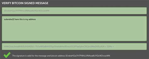 Sign A Message With A Bitcoin Address ICO Pulse