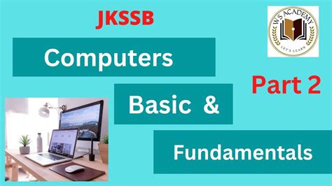 Computers Basic Fundamentals Mcqs Part JKSSB YouTube