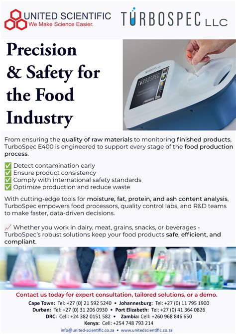Foodsafety Qualitycontrol Foodanalysis Labequipment Turbospec Unitedscientific