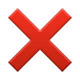 Marca De Cruz Emoji