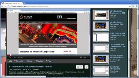 18 Introduction To Expression Web 4 Publishing Your Website To The
