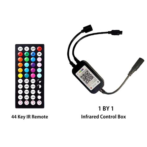 Led Light Strip 44KEY IR 44KEY Bluetooth MUSIC WiFi TUYA RGB CONTROLLER DC 12V IR Remote