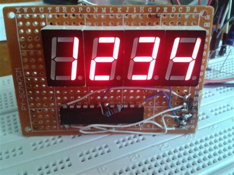 7 Segment Display Anode With Max7219 Max7221 And Raspberry Pi