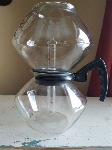 Vintage Pyrex 8 Cup Vaccum Coffee Maker Etsy Pyrex Vintage Coffee