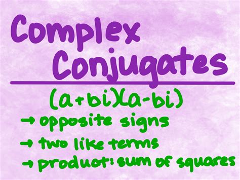 Complex Conjugates Expii