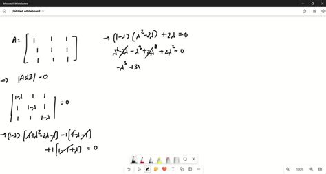 solved 1 give an example of 3 x 3 matrix to show that the eigenvalues