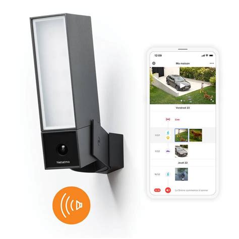 Cam Ra Ext Rieure Intelligente Netatmo Noc S Pro Netatmo