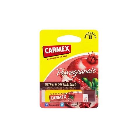 Cx170 Carmex Ultra Moisturising Lip Balm Pomegranate Stick Spf 15 425