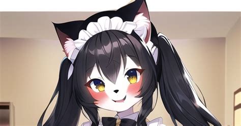 ケモノ ウェイトレスねこさん2 セントスaiイラストのイラスト Pixiv