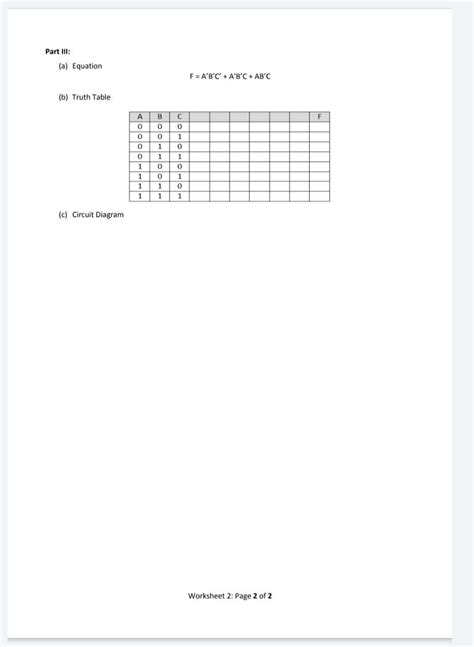 circuit diagram worksheet part 1 circuit diagram