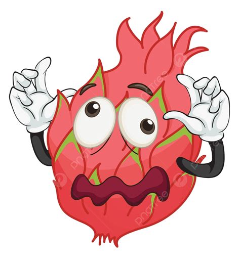 A Rambutan Mood Illustration Rambutan Vector Mood Illustration