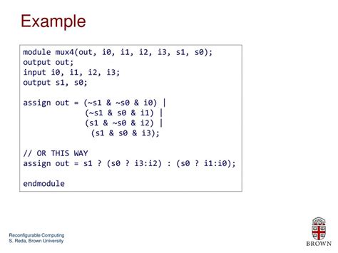 Reconfigurable Computing En2911x Fall07 Ppt Download