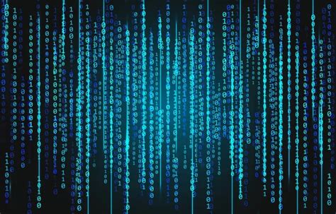 Binary Code Background Stock Vector By Anilin