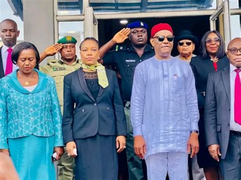 Gov Wike Inaugurates Wife Justice Suzzette As New Court President For