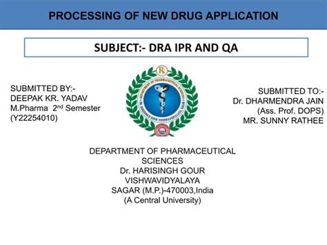 New Drug Approval Process Pptx