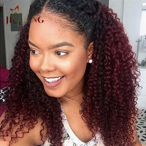 Black And Red Curly Hair