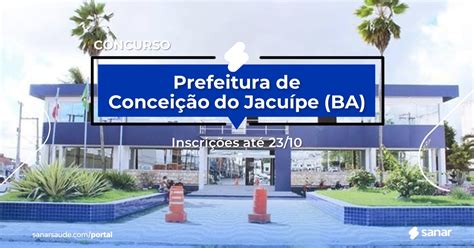 Concurso De Conceição Do Jacuípe Ba 138 Vagas Imediatas Na Saúde