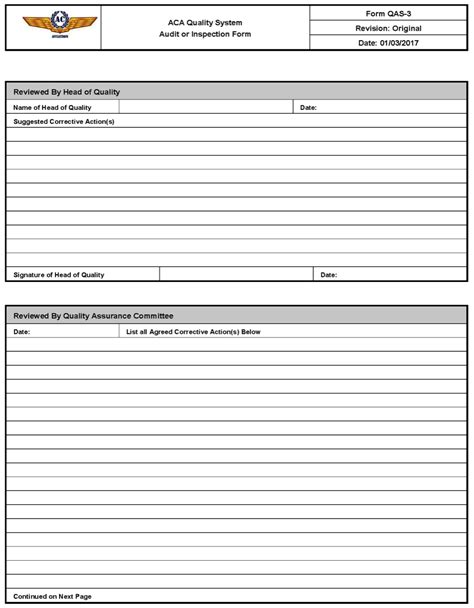 Sample Forms — Ac Aviation Documentation 10 Documentation