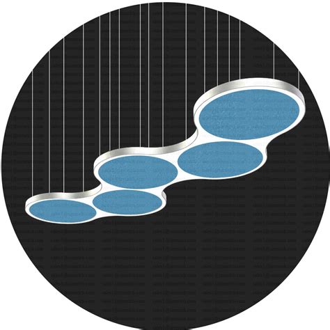 Ring Round Circular LED Indoor Light Sound Absorbable Combination Ring Circle Round Acoustic LED