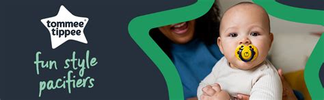 Tommee Tippee Fun Style Pacifiers Symmetrical Design BPA Free Silicone 18 36m 6 Count