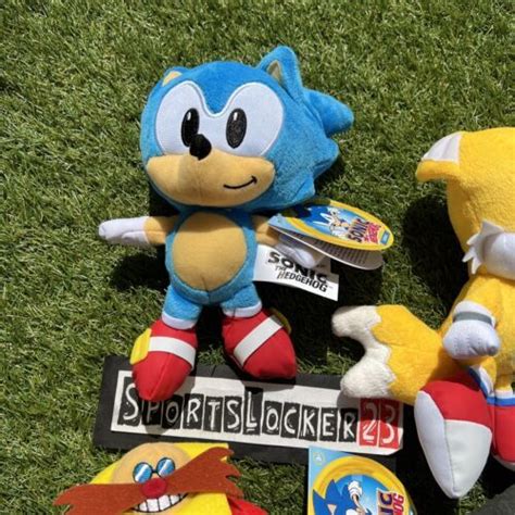 Sonic The Hedgehog Sonic Tails Eggman And Dark Chao 4pk Plush Jakks