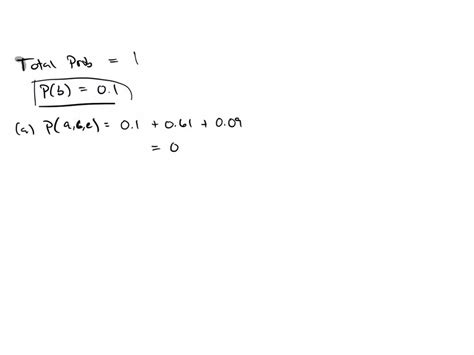 SOLVED Complete The Following Probability Distribution Table And Then Calculate The Stated
