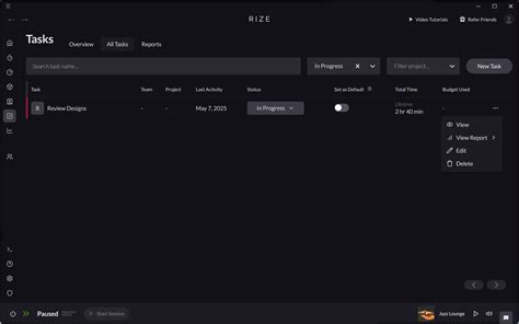 Creating And Editing Tasks Documentation