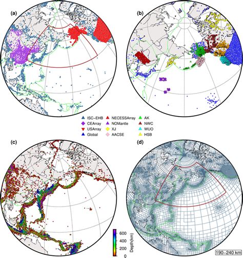 Maps Showing Geographic Seismic Data And Model Architecture Used In