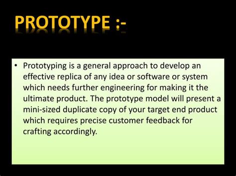presentation on sdlc model spiral and prototype ppt