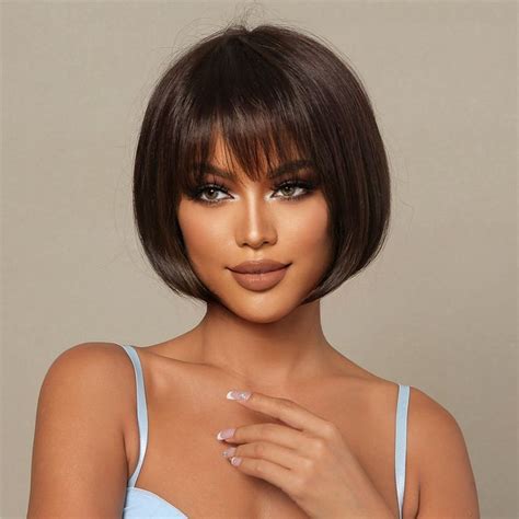 Short Pixie Human Hair Blend Wigs Hairnjoy Short Hair Styles Hair