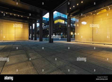 Luxembourg Luxembourg City European Court Of Justice By Night Stock