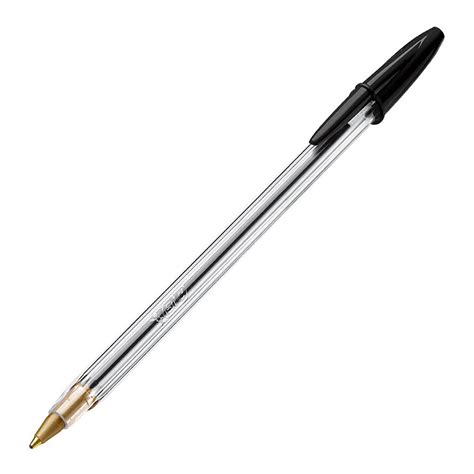 Caneta Esferográfica BIC Cristal Dura Mais Preta Ponta Média de 1 0mm