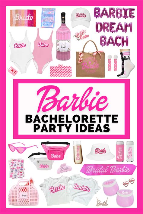 Barbie Bachelorette Party Ideas Decor Accessories And More Vegas