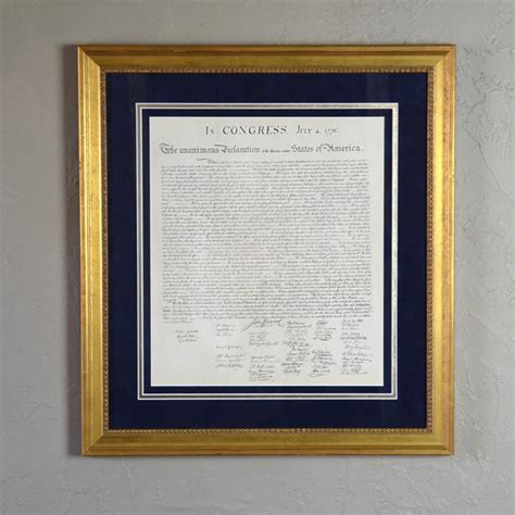 Premium Framed Charters Of Freedom Bundle Antique Gold National