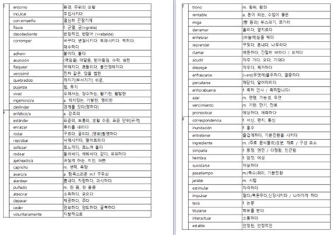 스페인어 단어장 공유한글 Pdf 네이버 블로그