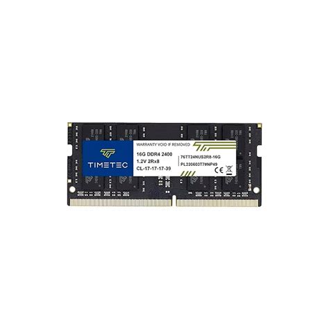 Sodimm 16gb Ddr4 2400mhz Timetec 76tt24nus2r8 16g 12mg Sycom Honduras