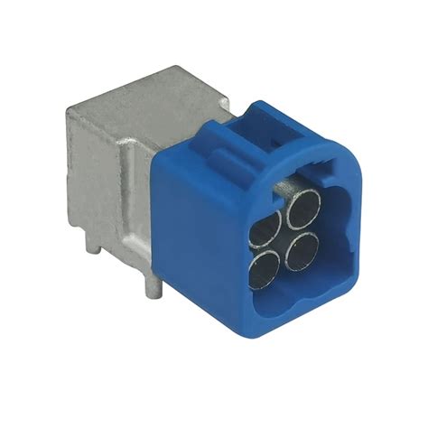 4pin Code C Quad Mini Fakra Connector Right Angle Mini Fakra Connector
