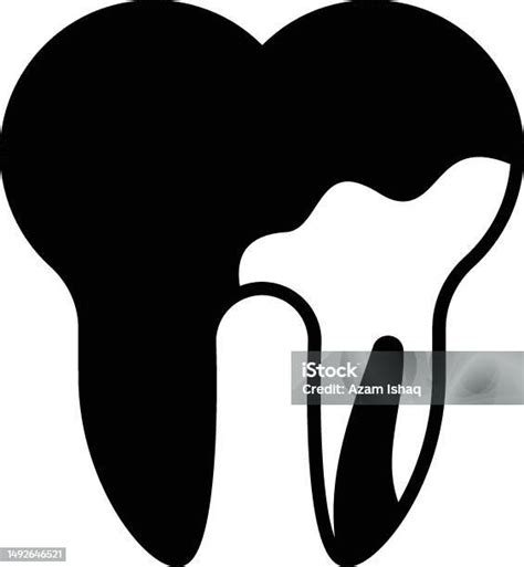 치근단 농양 개념 치석 및 플라크 효과 치아 벡터 아이콘 디자인 치과 기호 구강 의학 기호 치과 기구 스톡 일러스트레이션 건강 진단에 대한 스톡 벡터 아트 및 기타 이미지