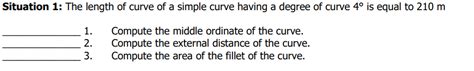 Solved Situation The Length Of Curve Of A Simple Curve Chegg Com