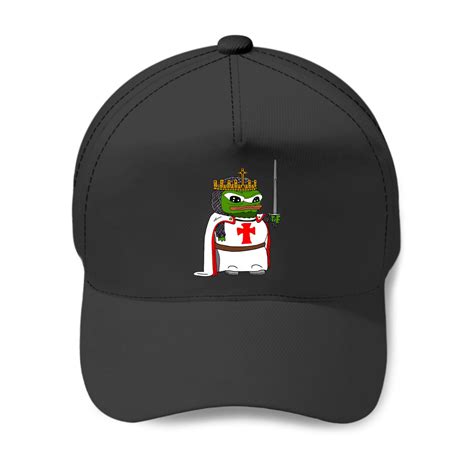 Crusader Pepe Baseball Caps Sold By Listed Tactic Sku 42253558 Printerval